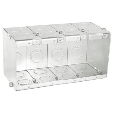 Gangable Masonry Box, Four Gang, 3-1/2 in. Deep TB-435-G | eBay