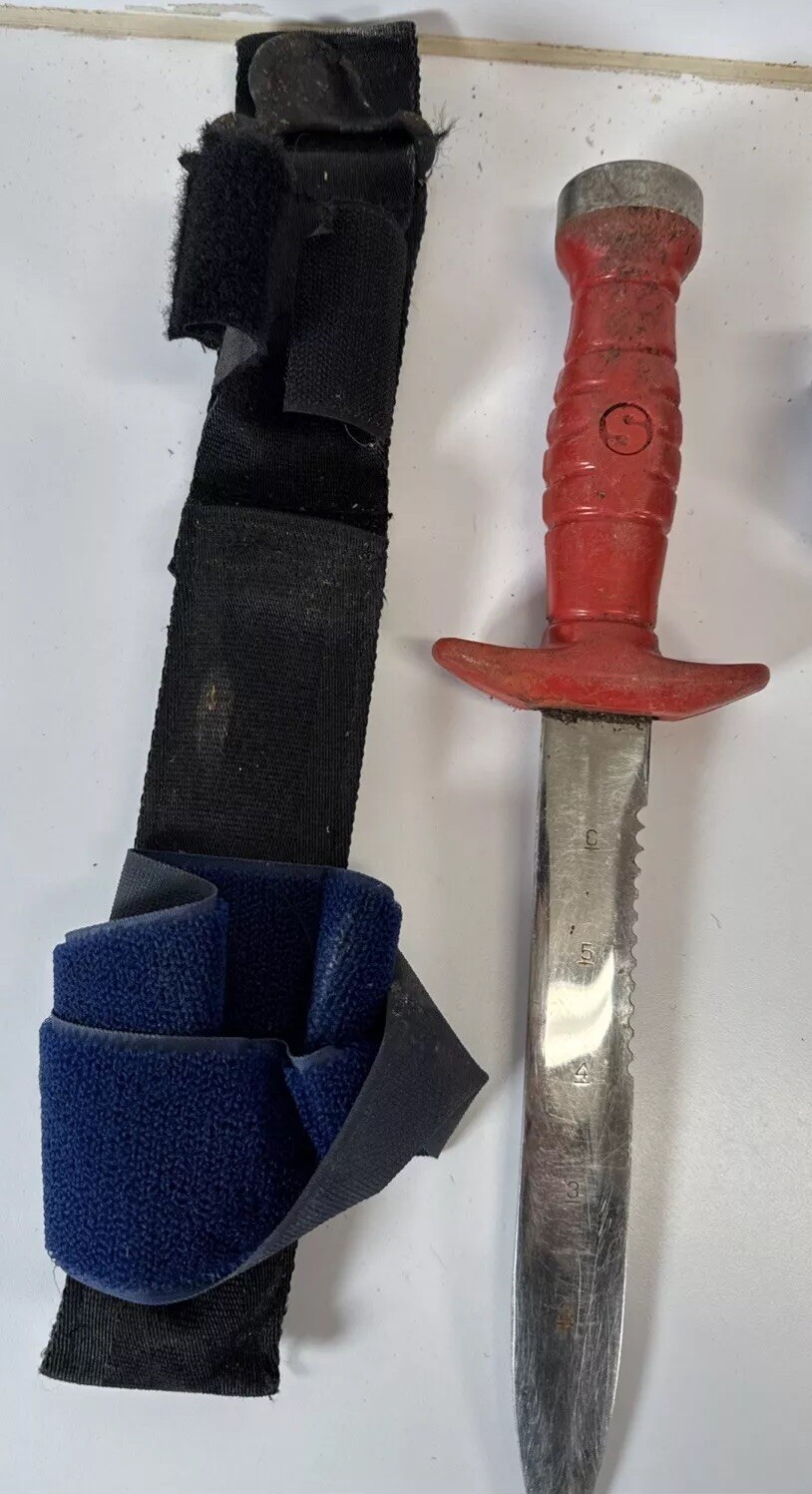 Lot Of 3 Vintage Divers Knife Deep Scuba Diving Knives | eBay