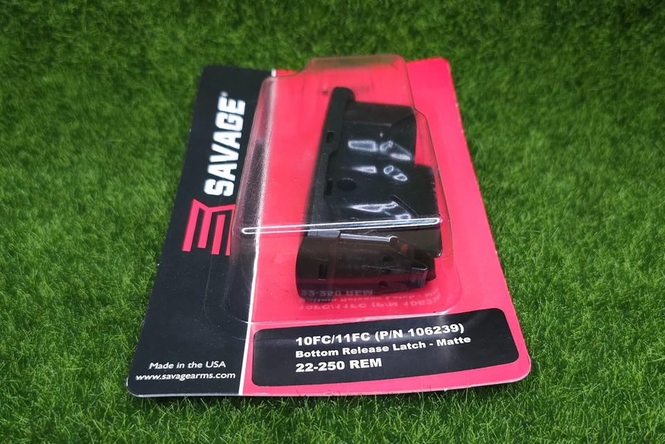 Savage Arms OEM 4-Round Magazine For 10fc, 11fc / 22-250 Rem, Black ...