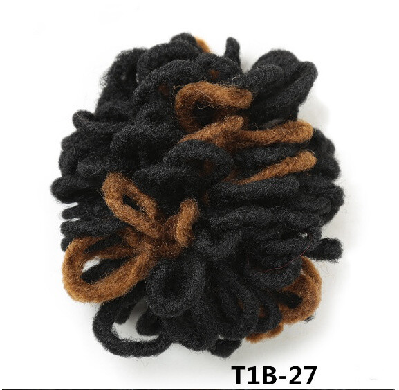 Afro Puff Dreadlocks Chignon Drawstring Ponytail Short Clip In Hair ...