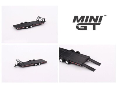 CAR HAULER TRAILER BLACK FOR 1/64 SCALE MODEL CARS BY TSM MGTAC19 | eBay