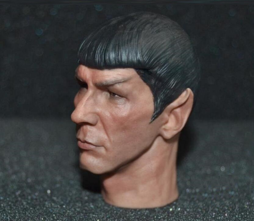 1/6 scale Spock Head Sculpt Star Trek Leonard Nimoy fit hot toys 12 ...