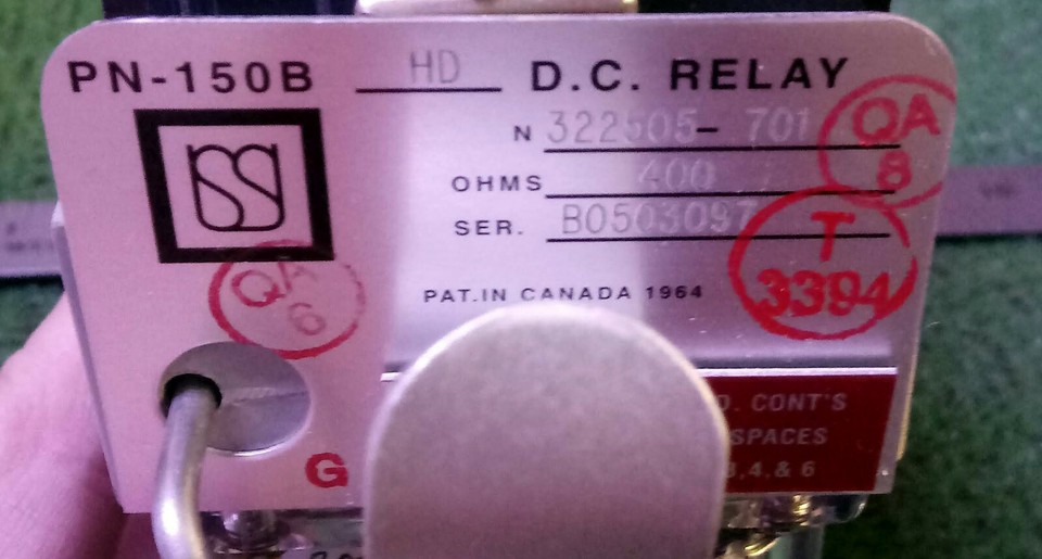 1 NEW UNION SWITCH & SIGNAL PN-150B HD DC BIASED VITAL RELAY NIB **MAKE ...