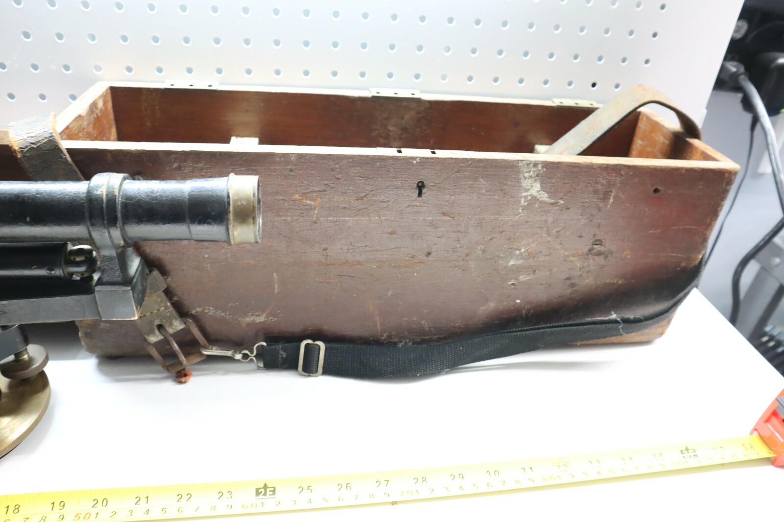 Nice Used Brass Antique Buff & Buff Surveyor Level Transit & Original ...