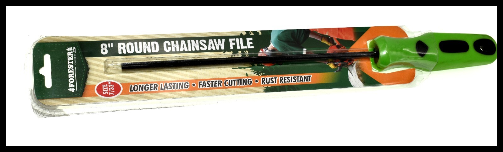 Forester® 8" Chainsaw Raker Style Round File/Handle Combo 7/32" B87 | eBay