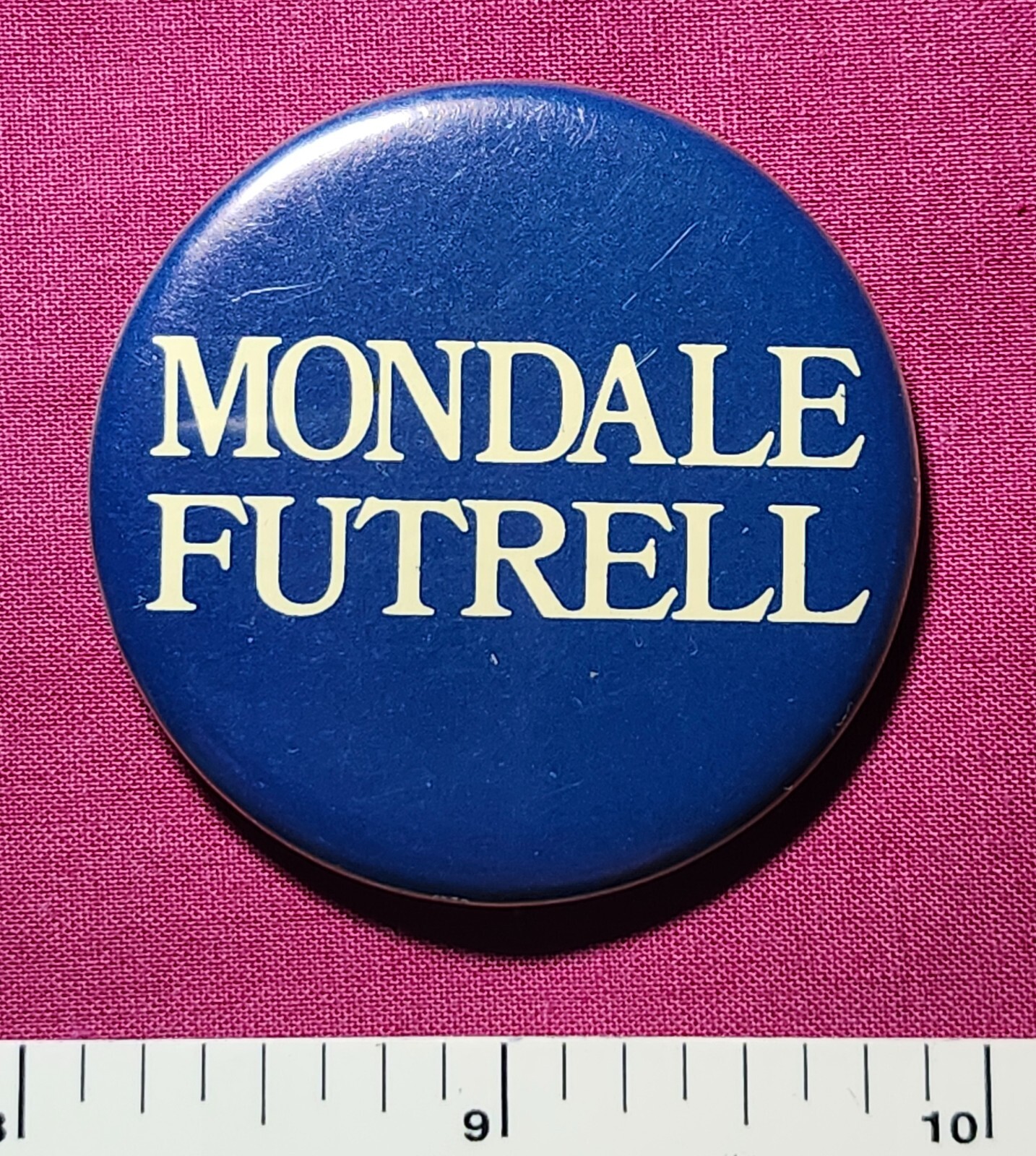 MARY FUTRELL MONDALE (D) TICKET LABOR UNION NEA LEADER POLITICAL ...