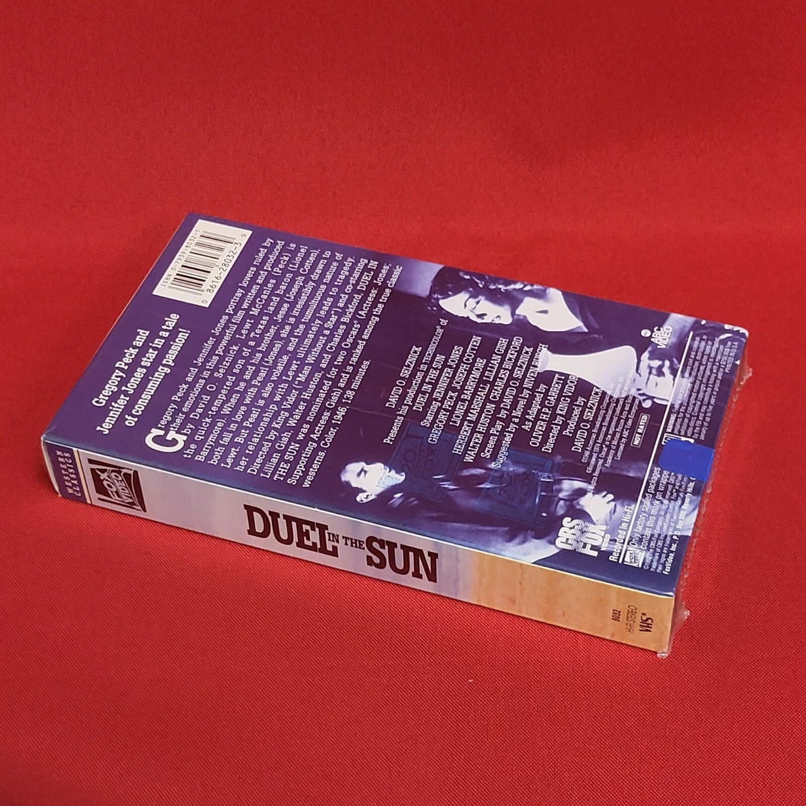Duel in the Sun 1992 VHS New Sealed Western Classics 86162803239| eBay