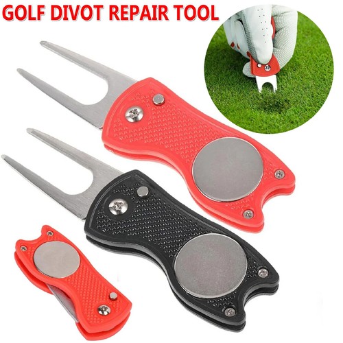 Golf Divot Repair Tool Golf Ball Marker Repairer Pitch Magnetic Mark ...