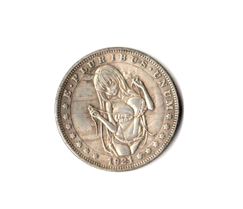 Hobo Coin Confident Beauty Girl Unique Coin Collection ENGRAVING ART | eBay