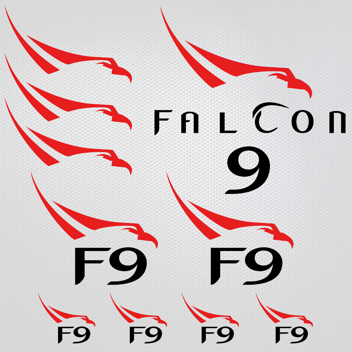 Falcon 9 Logo SpaceX Launches, Then Lands, A Brand New Version Of Its