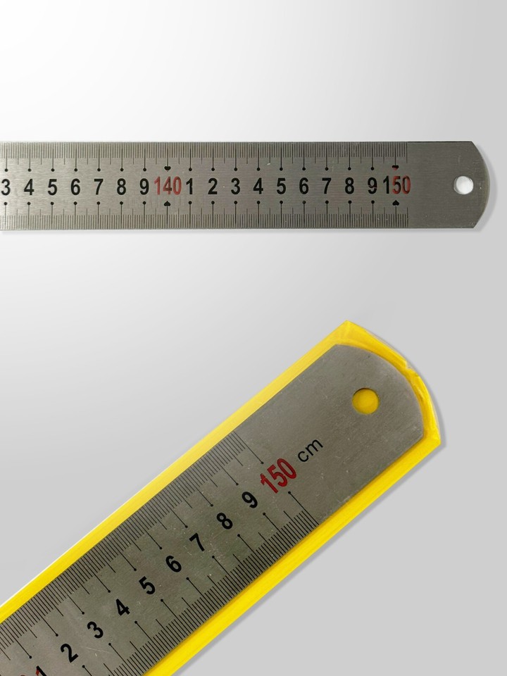 Metal Safety Craft Cutting Ruler Steel Mount Cutter Rule 1.5M 150CM ...