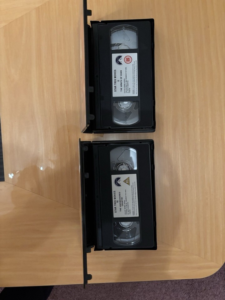 Star Trek Wrath of Kahn Undiscovered Country VHS Videos | eBay UK