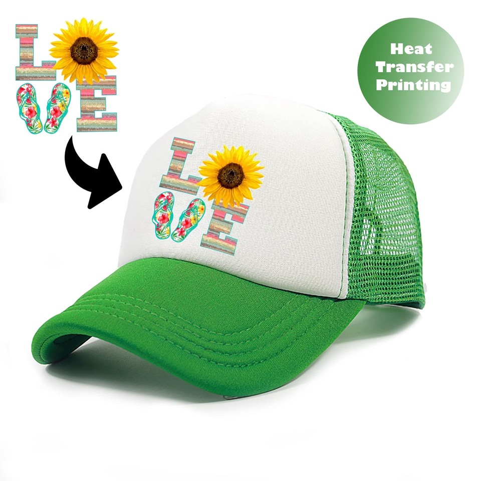 12 Pack Sublimation Blanks Mesh Trucker Hats Bulk, DIY Printing ...
