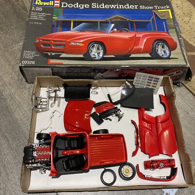 2000 Revell Dodge Sidewinder Show Truck Model Kit 07378 Incomplete Set ...