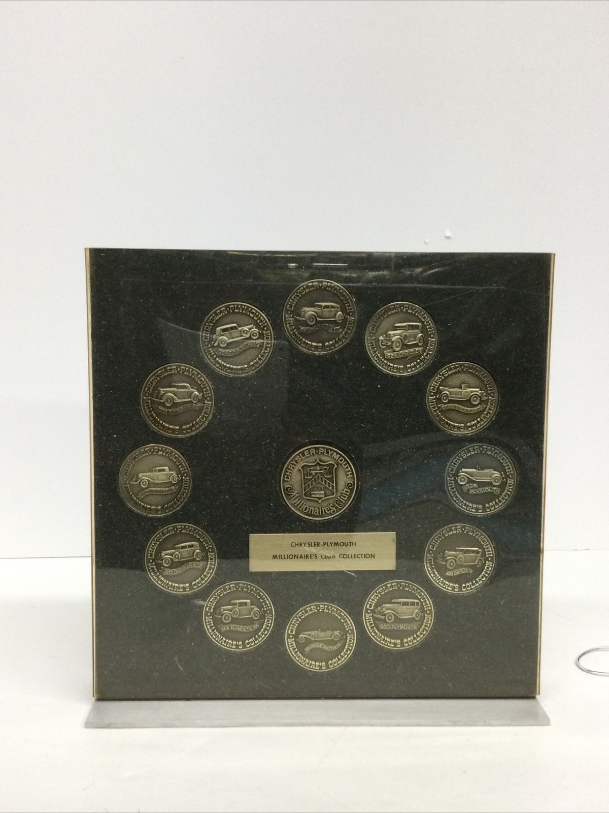 Chrysler-Plymouth Millionaire's Club Collection. 12 Car Coins Set in ...