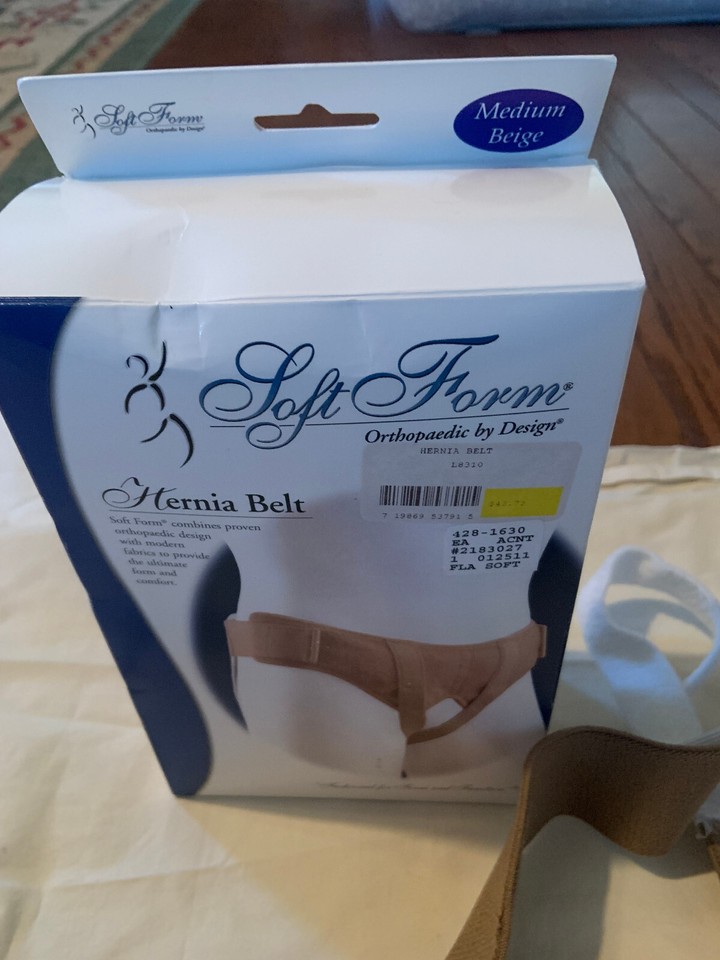 FLA Soft Form Hernia Belt Beige Medium -Relief from Reducible Inguinal ...