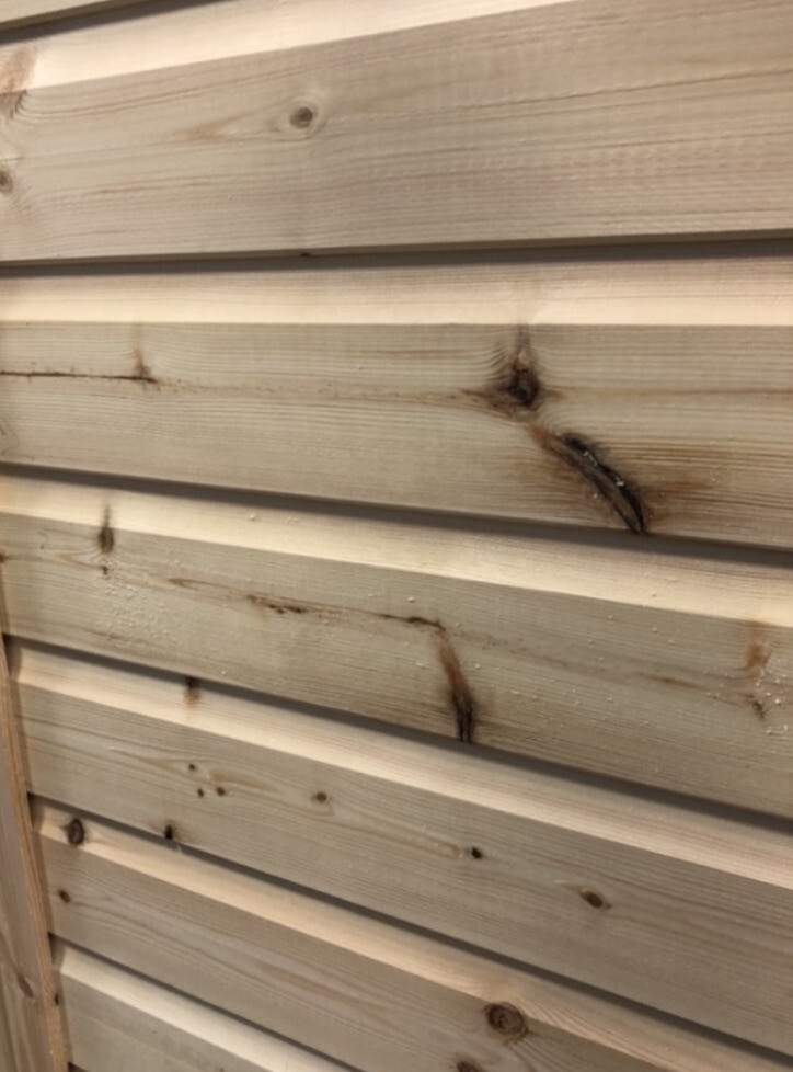 Shiplap Timber Pine T&G Ship lap Cladding Board Shed Summer house 4.2m ...