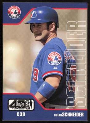 2002 Upper Deck 40-Man #723 Brian Schneider Montreal Expos | eBay