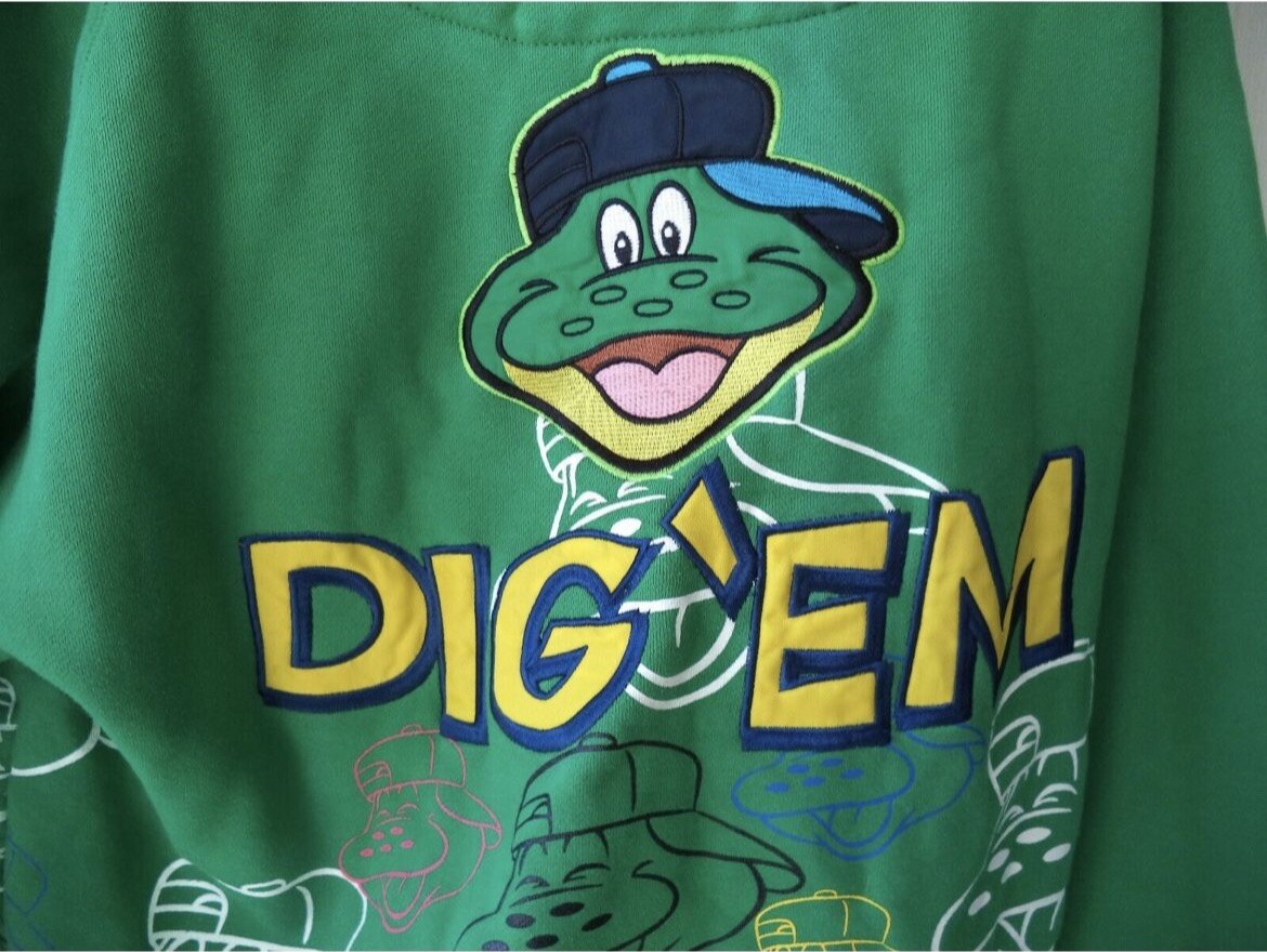 Kellogg's Honey Smacks Cereal Green Frog Print Jacket… - Gem