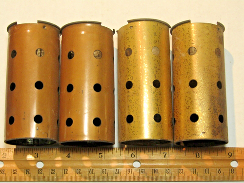 Zenith Gold Tube Shields ~ set of 4 ~ Vintage | eBay