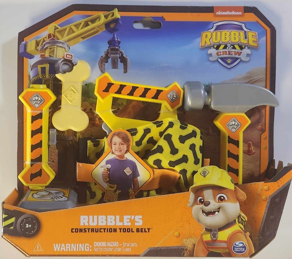Nickelodeon Rubble & Crew Construction Tool Set- Kids Paw Patrol ...