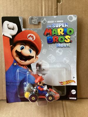 HOT WHEELS DIECAST Mariokart - The Super Mario Bros Movie -Mario ...