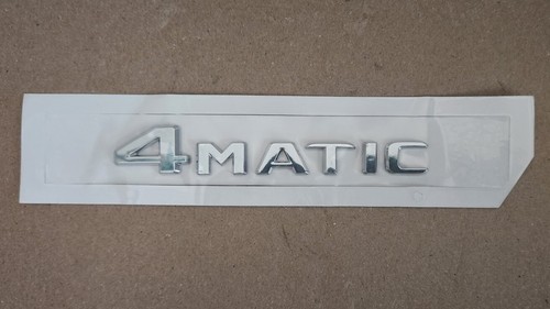 Mercedes New 4 Matic Emblem 3D Trunk Logo Letter Sport Badge AMG - OEM ...