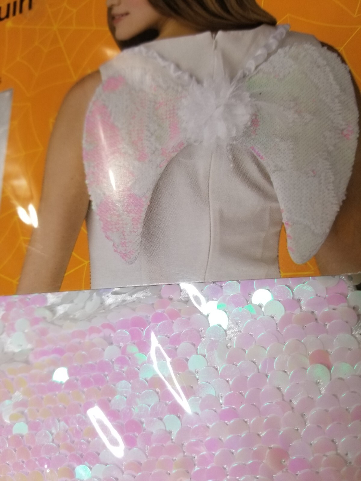 Spooky Village Color Change Sequin Angel Wings Halo One Size CVS 2019 ...