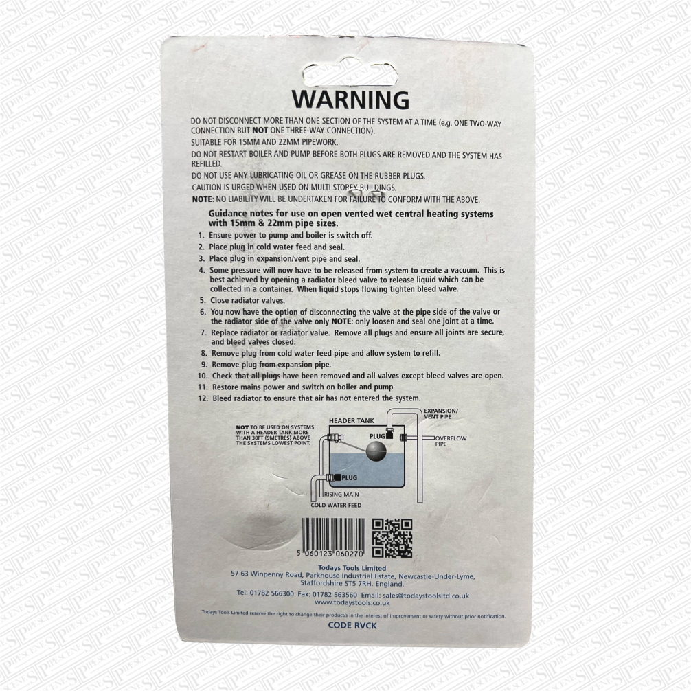 Radiator Valve Change Kit Drain Easy Drain Down Kit Replace Radiators ...