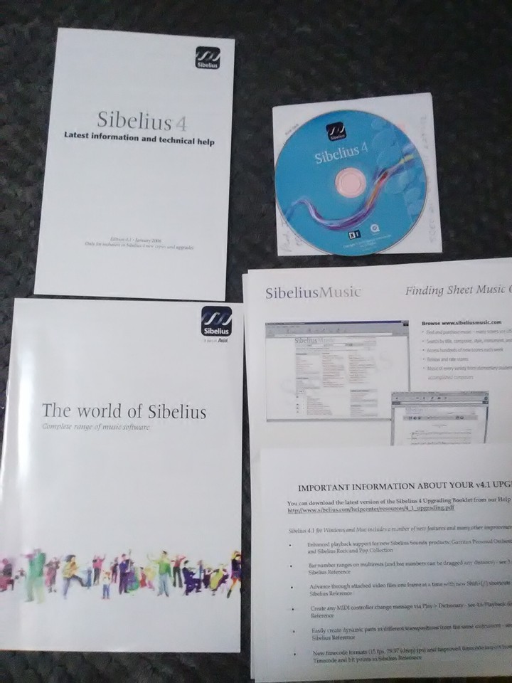 Sibelius 4 Music Notation Software CIB | eBay
