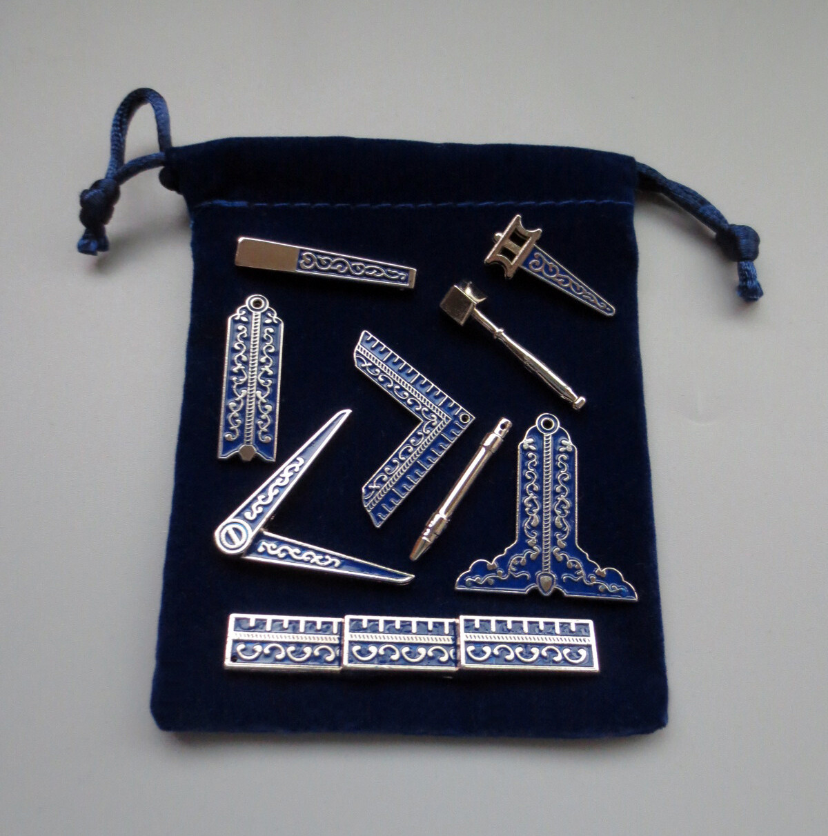 Set of 9 different Blue Masonic Working | Grelly USA