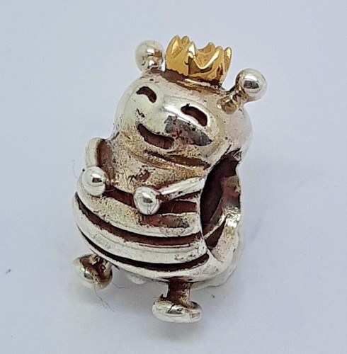 Pandora 790227 Queen Bee Bead Charm 925 Solid Sterling Silver & 14ct ...