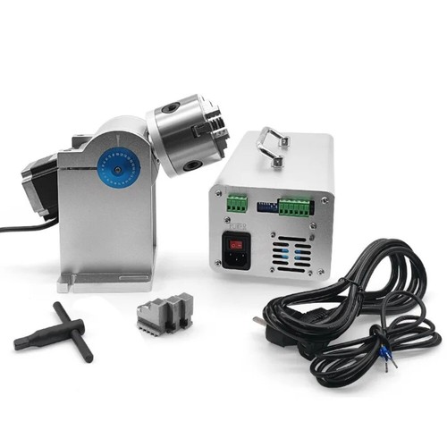 Laser Intelligent Rotary Fixture with Tailstock Laser Engraving Machine ...
