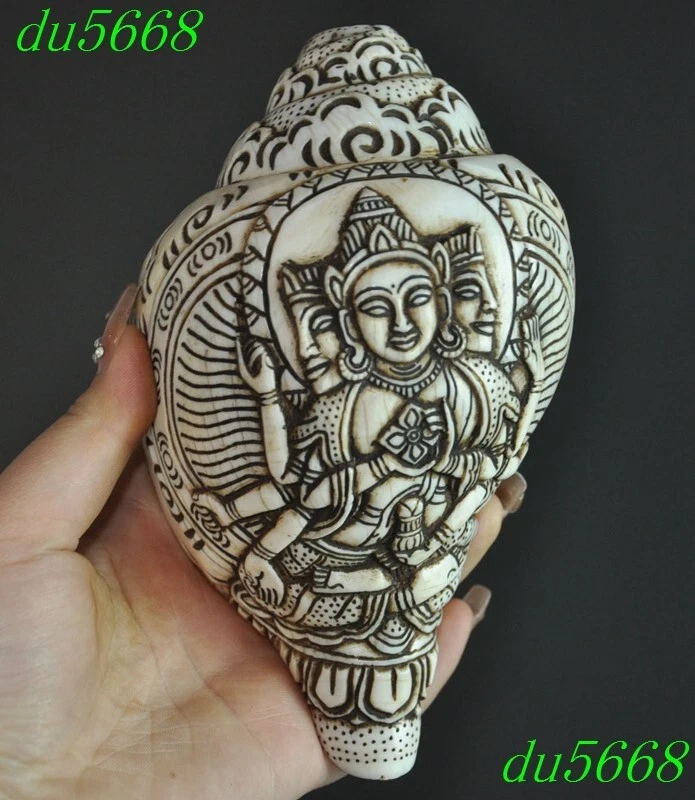 Buddhist Conch Shell Tattoo