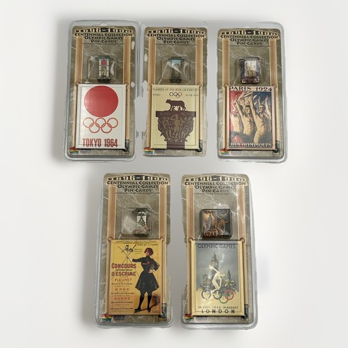 Atlanta 1996 Olympic Centennial Games Pin Set Lot of 5 Commemorative ...