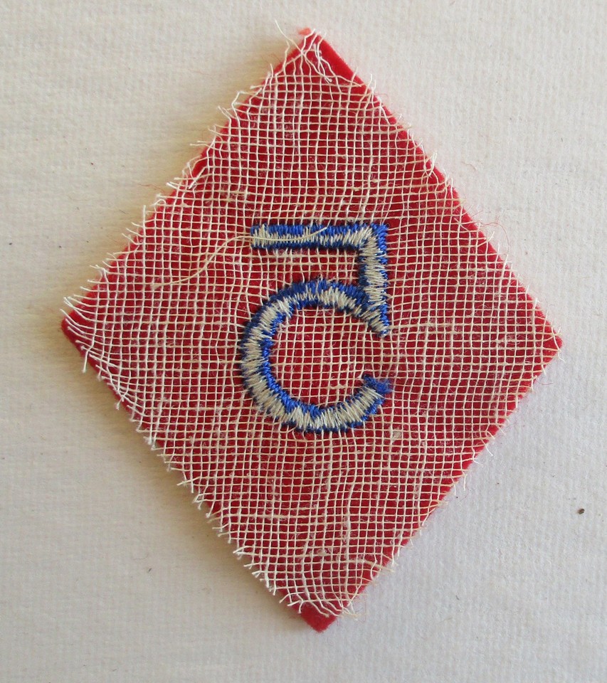 Early WW2 Vintage 5th INFANTRY DIVISION US ARMY PATCH on Wool No Glow ...