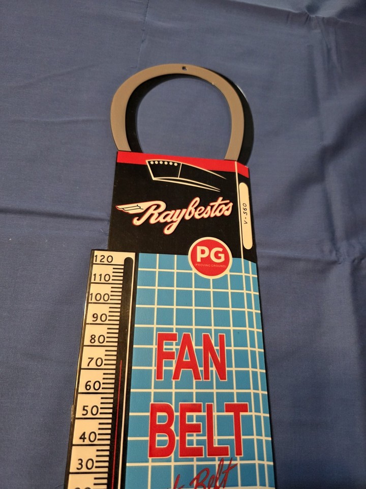 Raybestos Fan Belt Fake Thermometer Sign 24 Inches Gas Station ...