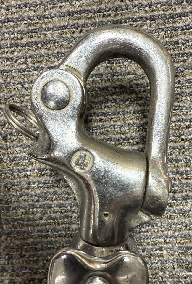 EXCELLENT Merriman Brothers Sailboat SNATCH Blocks/ Pulleys PAIR LARGE ...