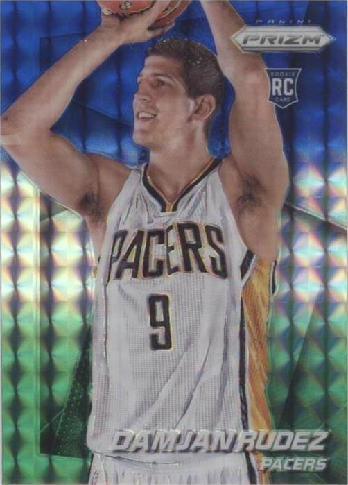 2014-15 Panini Prizm - Damjan Rudez #294 Blue & Green Mosaic Prizm (RC ...