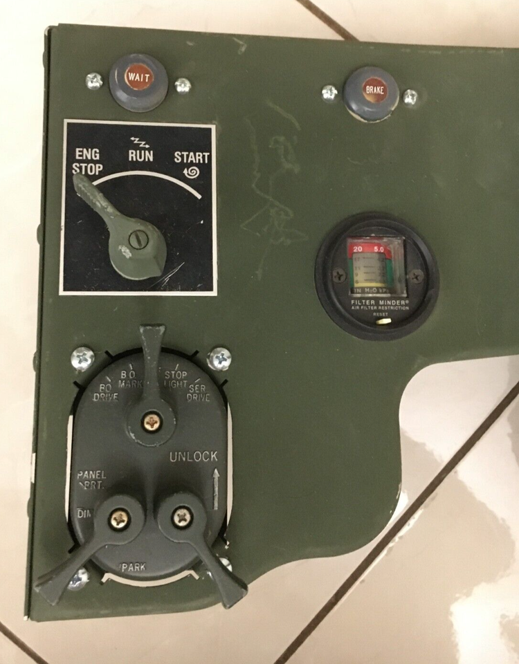 Humvee Dash panel with instrument panel | eBay