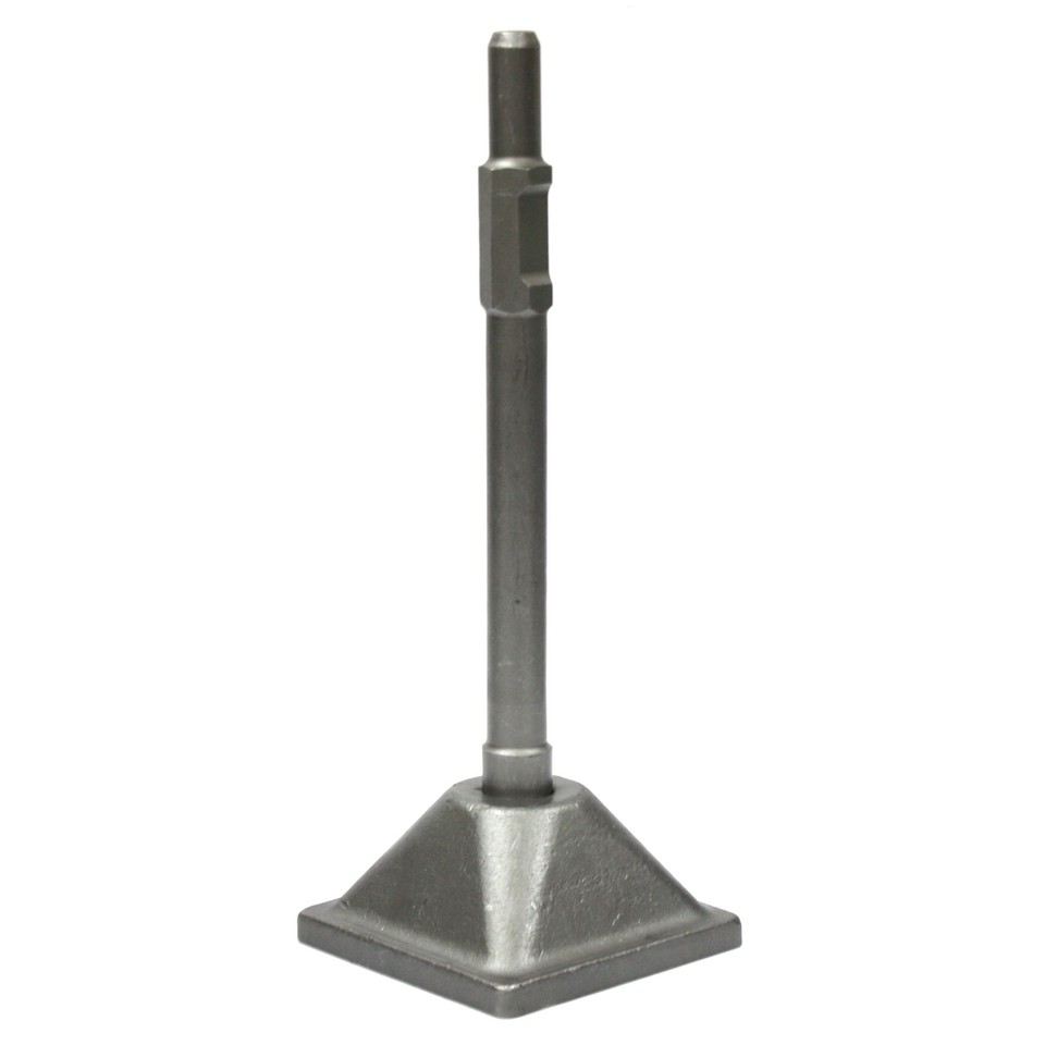 Square Dirt Soil Tamper 6x6 Stamp Plate 1-1/8" Shank For Demolition ...