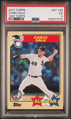 2017 TOPPS 1987 TOPPS #87-145 CHRIS SALE PSA 5 | eBay