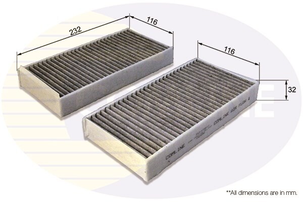 Fits Mini Cooper One Clubman BMW X1 Cabin Filter DPW 64119321875 ...