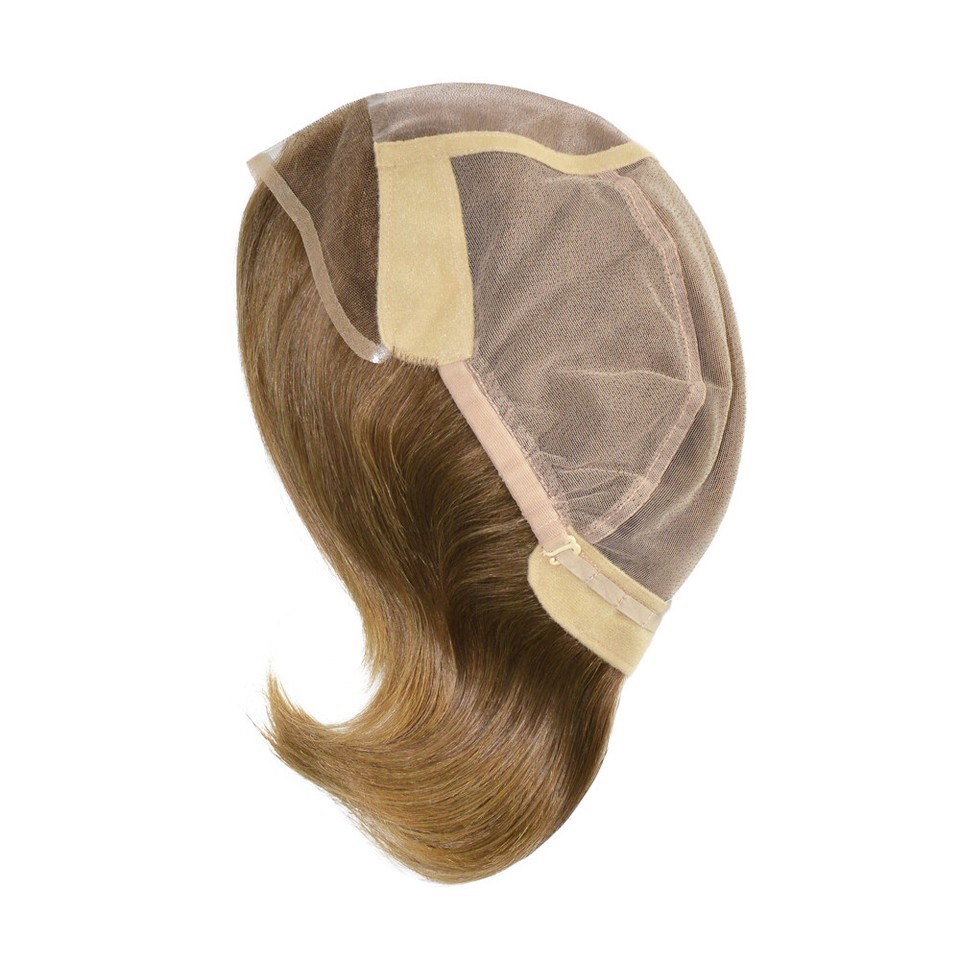 Women Wigs European Virgin Hair Mono French Lace Front Wigs Remy Human ...
