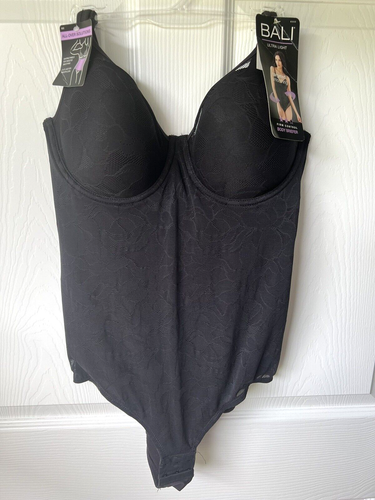 Bali Women's Ultra Light Body Briefer Black Shapewear 34dd - Style 6552 ...