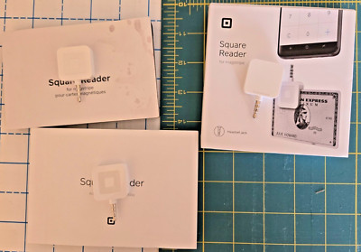 Three (3) Square Credit Card Readers for Magstripe with Headset Jack | eBay