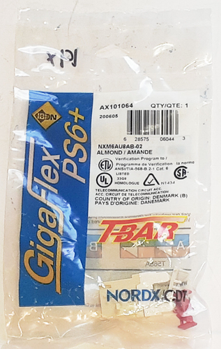 Lot of 5 Belden AX101064 NXM6AU8AB-02 Almond GigaFlex PS6+ Cat6 RJ45 ...