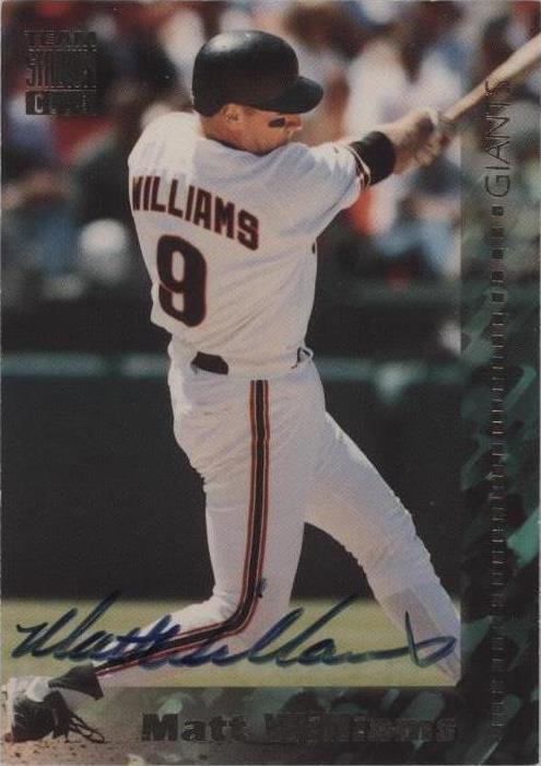 1994 Topps Team Stadium Club - Matt Williams #22 Autographed for sale ...