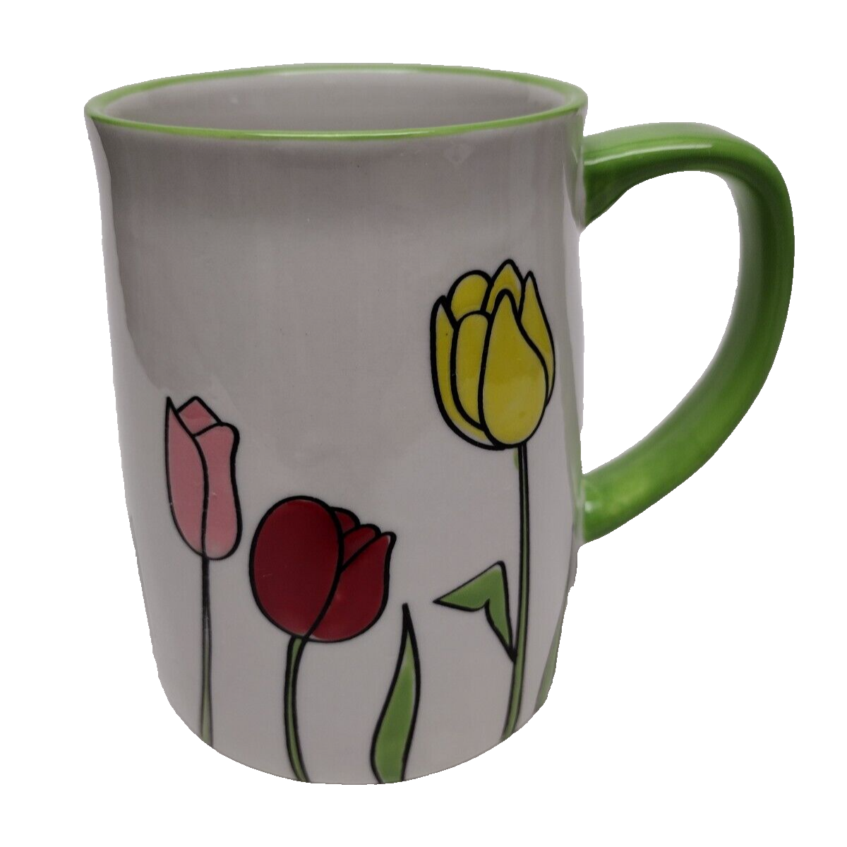 Lang Tulip Coffee Mug 16 oz Hand Painted EUC | eBay