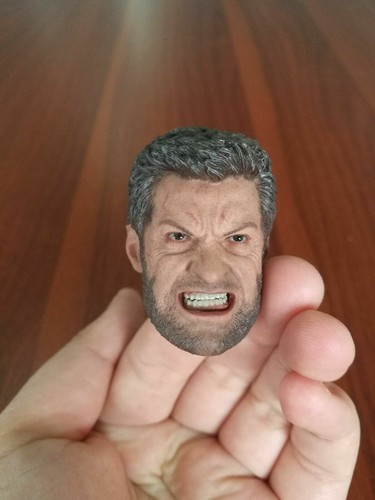 1/6 Scale Head Sculpt Angry Logan Wolverine Hugh Jackman for 12" Male ...